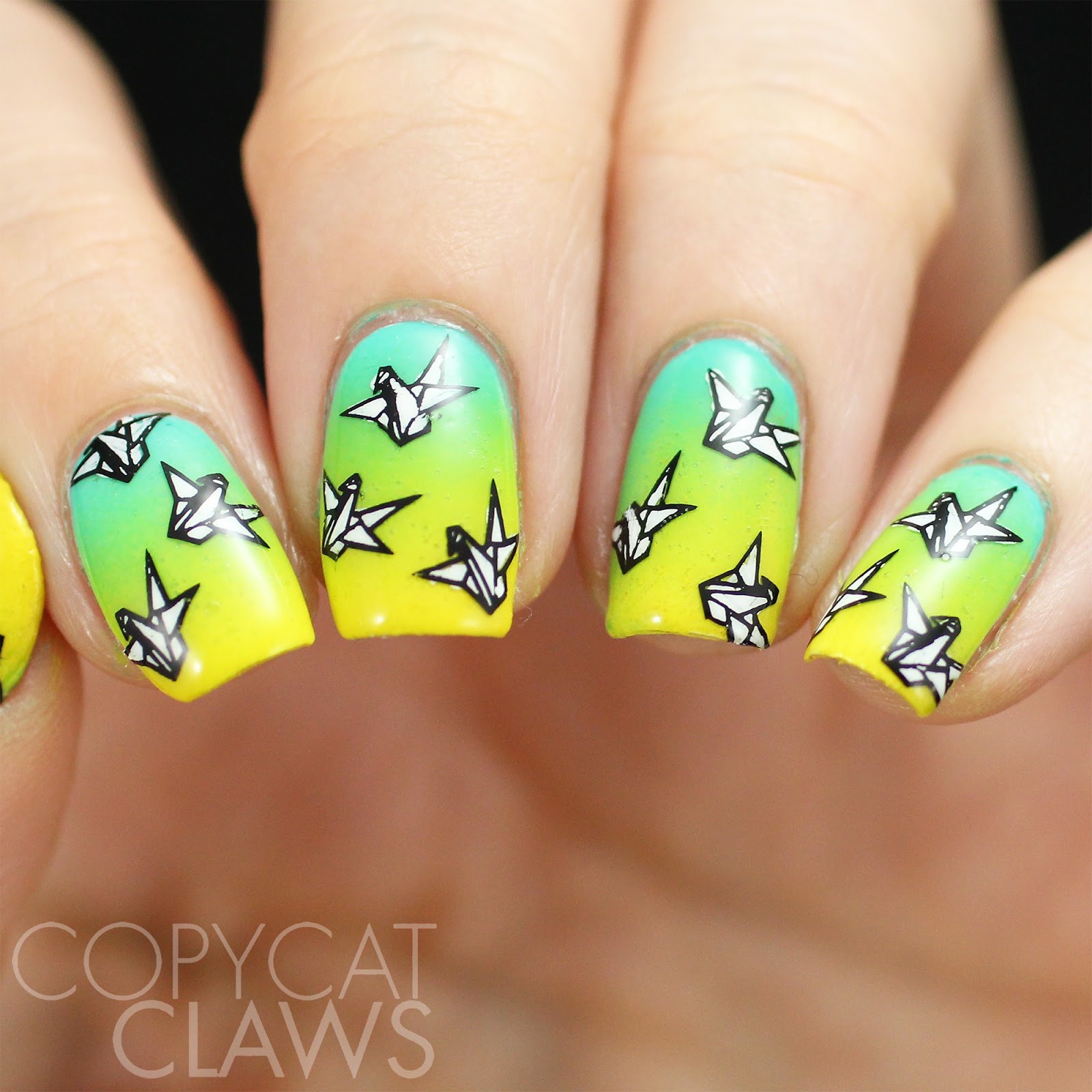 Copycat Claws: The Digit-al Dozen does Paper- Paper Cranes