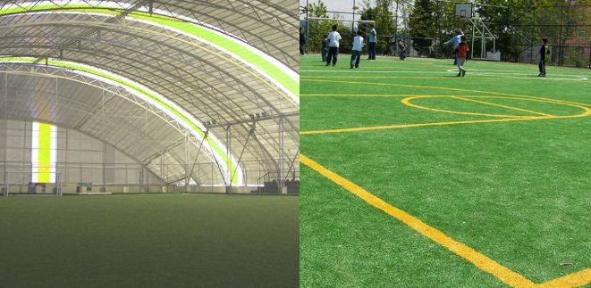 Indoor Football Pitch Construction Details