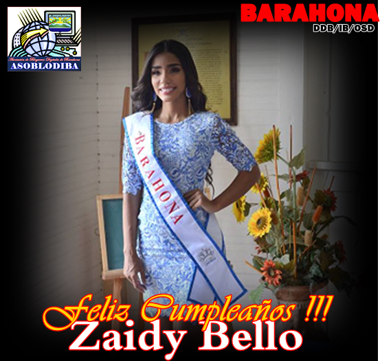 .: ZAIDY BELLO DE CUMPLES! En ASOBLODIBA le felicitamos, deseándole ...