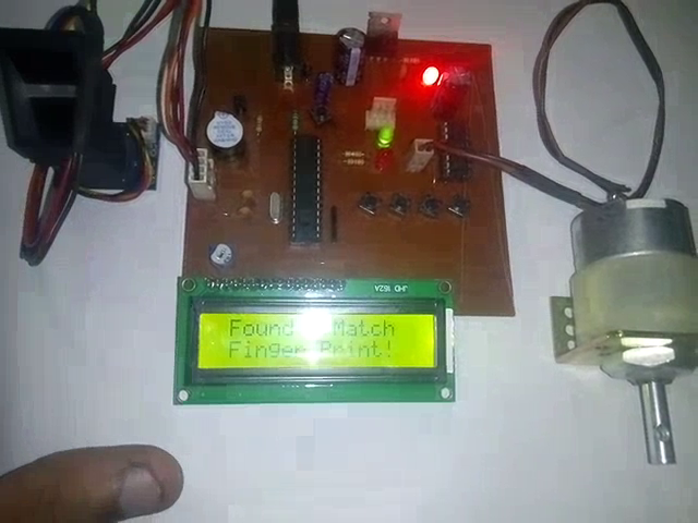 Shri Embedded Projects: Fingerprint Based Vehicle Starter System