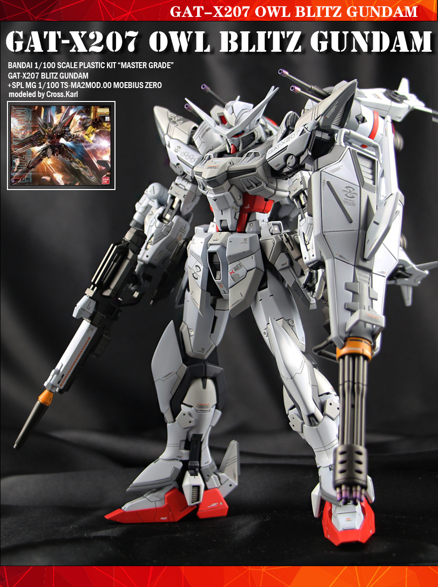 GUNDAM GUY: 1/100 Owl Blitz Gundam - Custom Build