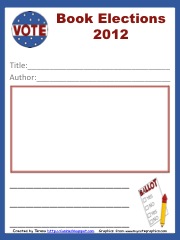 Classroom Freebies Too: Book Election Poster