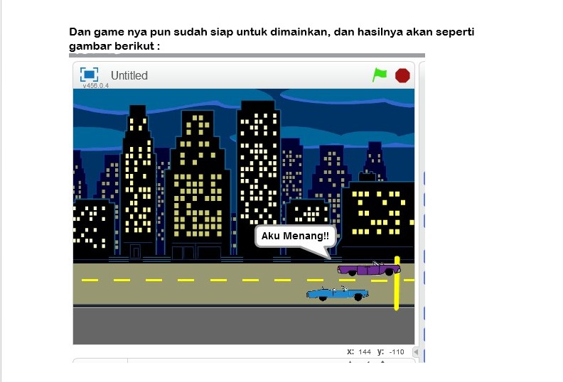Tutorial Membuat Game Dengan Software Scratch2 Tutorial Membuat Game Dengan Software Scratch2
