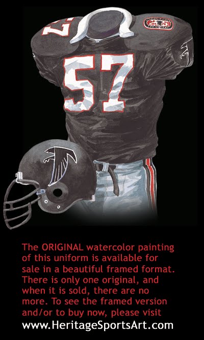 Atlanta Falcons Uniform and Team History | Heritage Uniforms and ...
