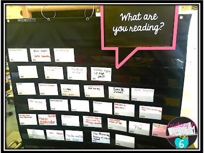 Currently Reading Book Cards | Teaching in Room 6