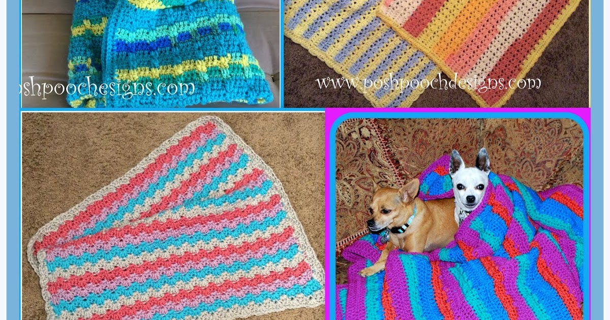 Posh Pooch Designs : Blanket Crochet Free Crochet Pattern Collection ...