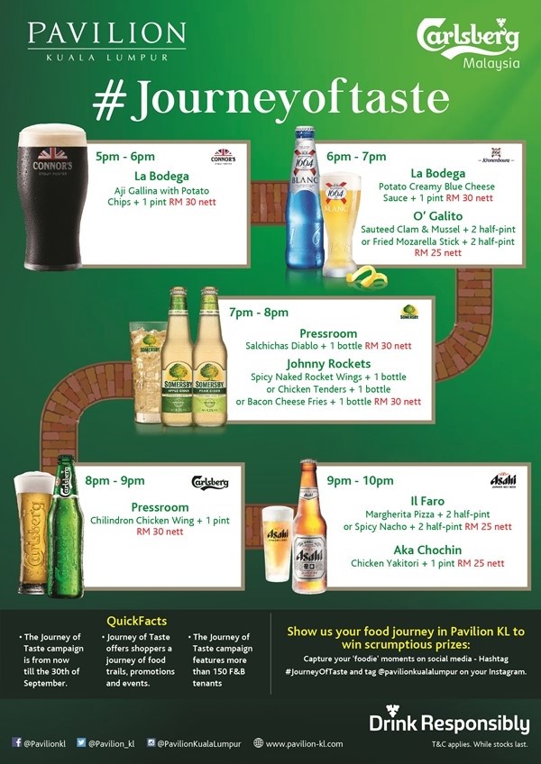 Experience Joining Journey of Taste (#Journeyoftaste) at Pavilion Kuala ...