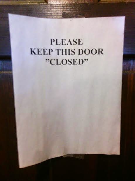 The “Blog” of “Unnecessary” Quotation Marks: "Close" the door