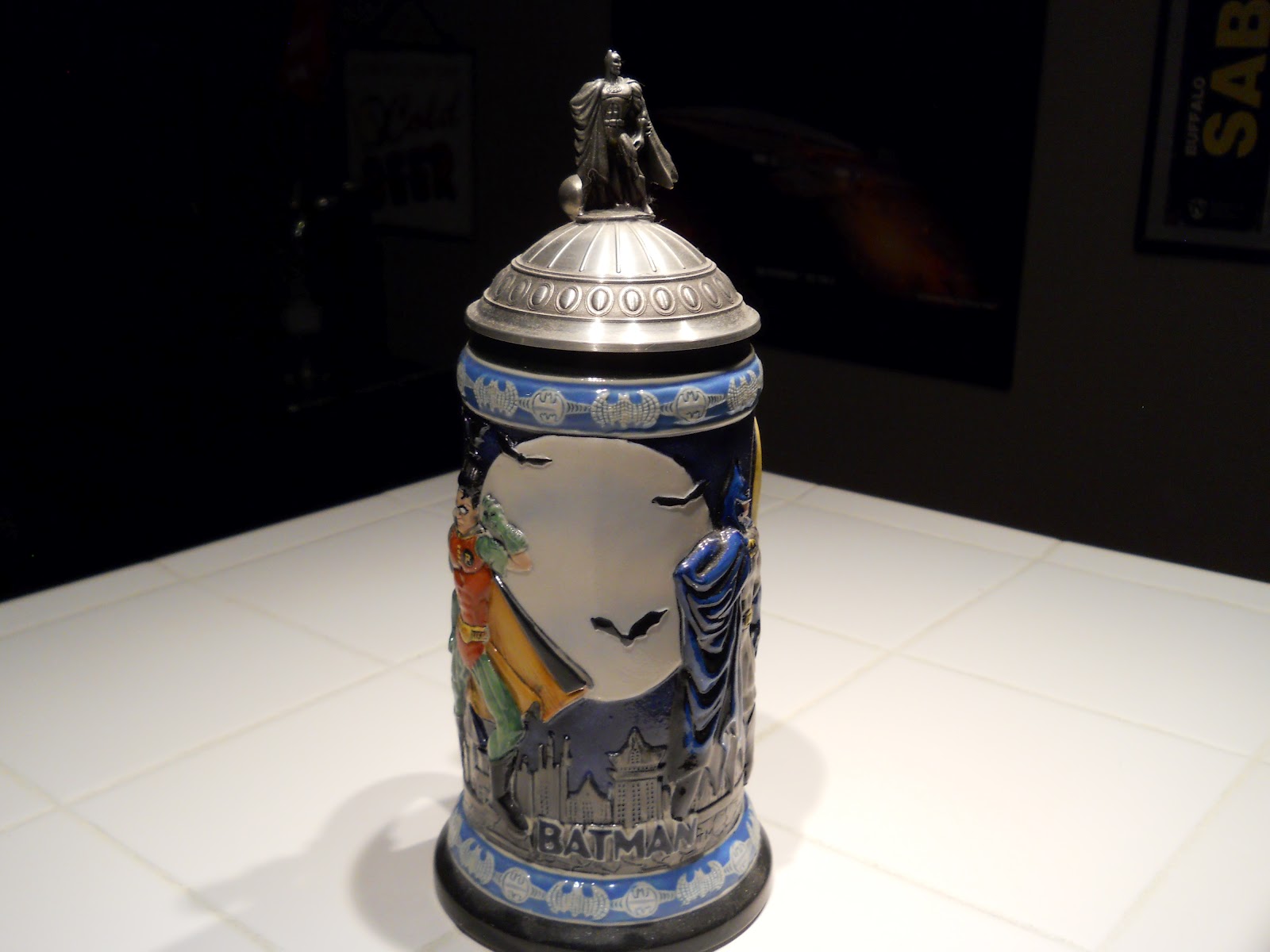 Memories of Toymorrow: Official Lidded BATMAN BEER STEIN