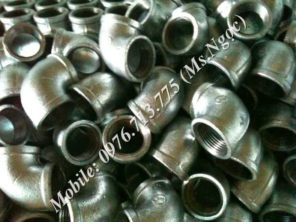 Ống thép và Phụ kiện: Co ren mạ kẽm Dn50 - F60