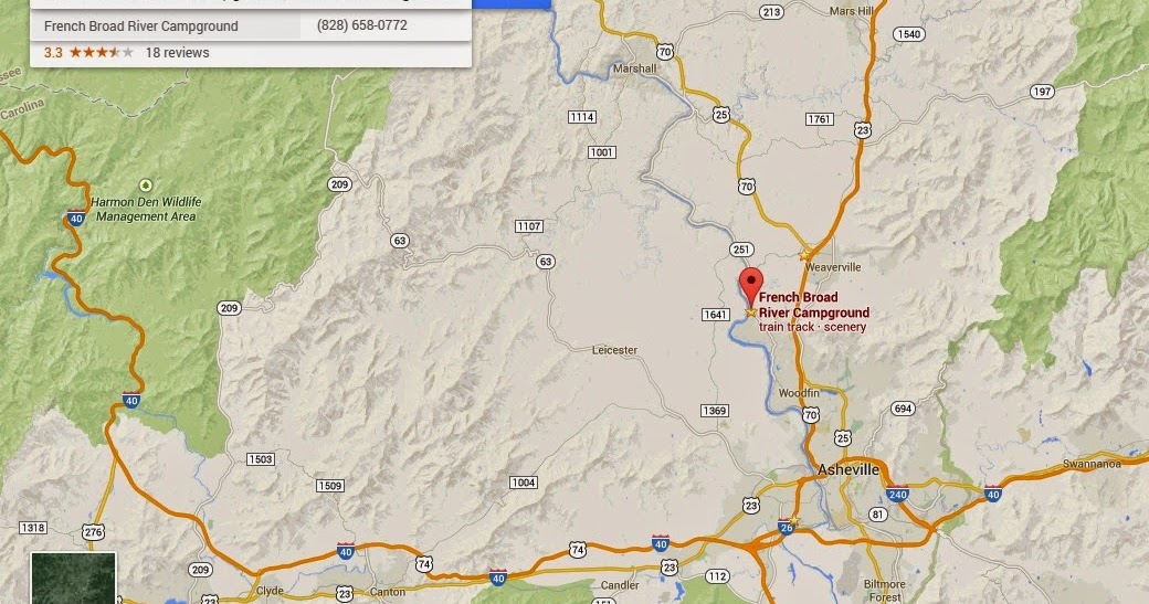 French Broad River Campground | Flyin' the Coop