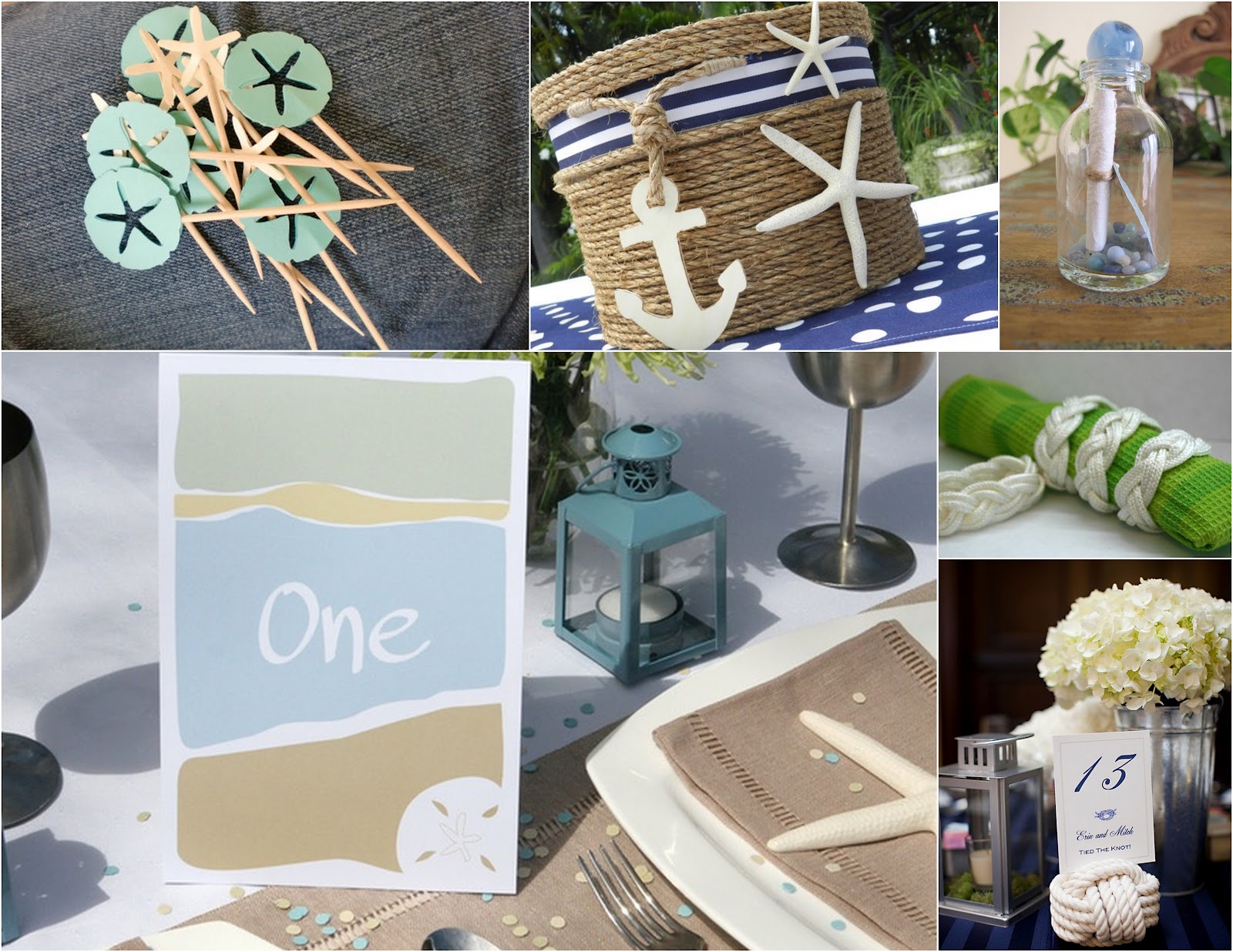 Blue Mason Jar Studio: {Inspiration Board} Nautical Theme