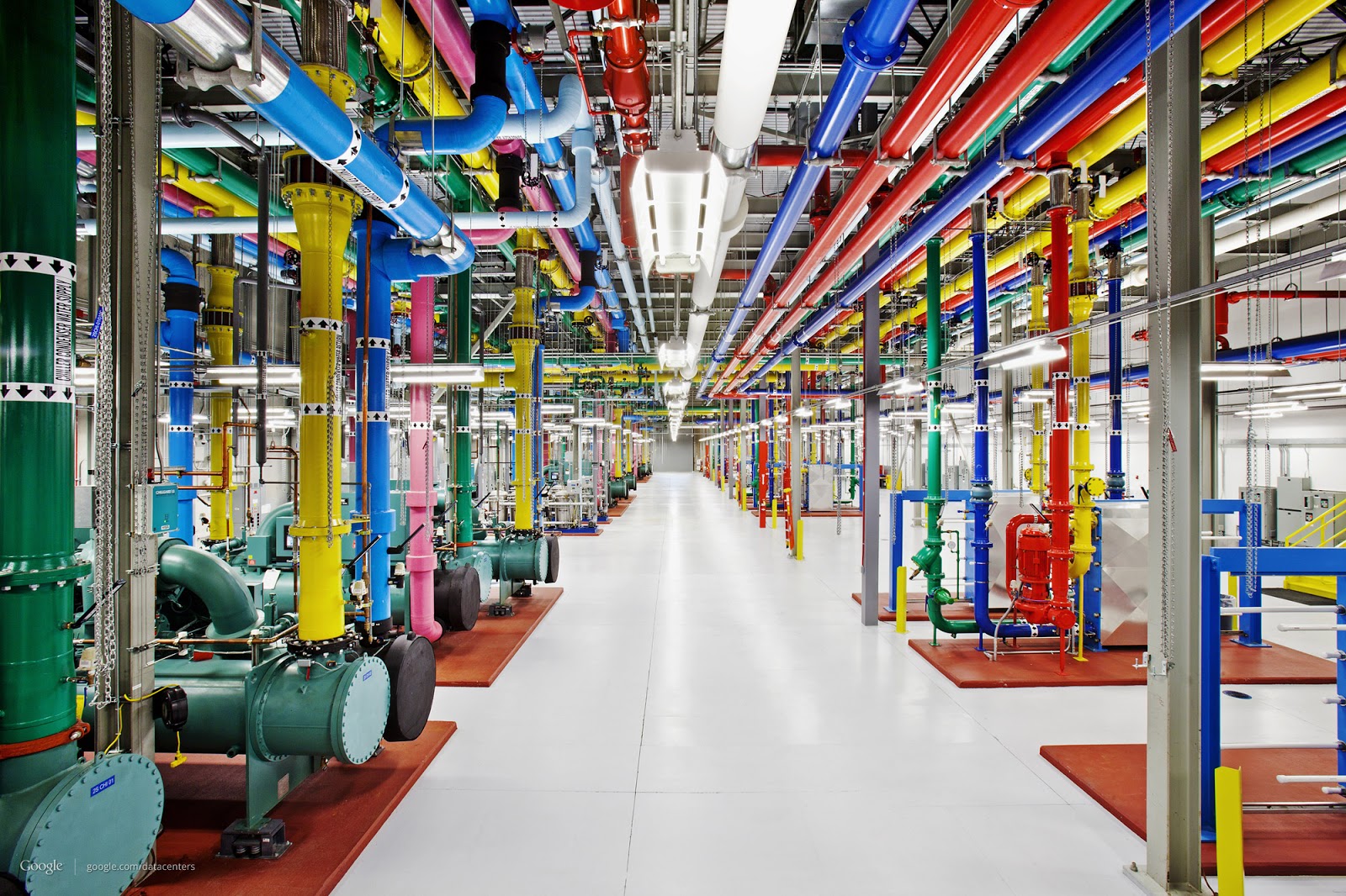 Industrial architecture. Google data centers buildings.: Most Beautiful ...