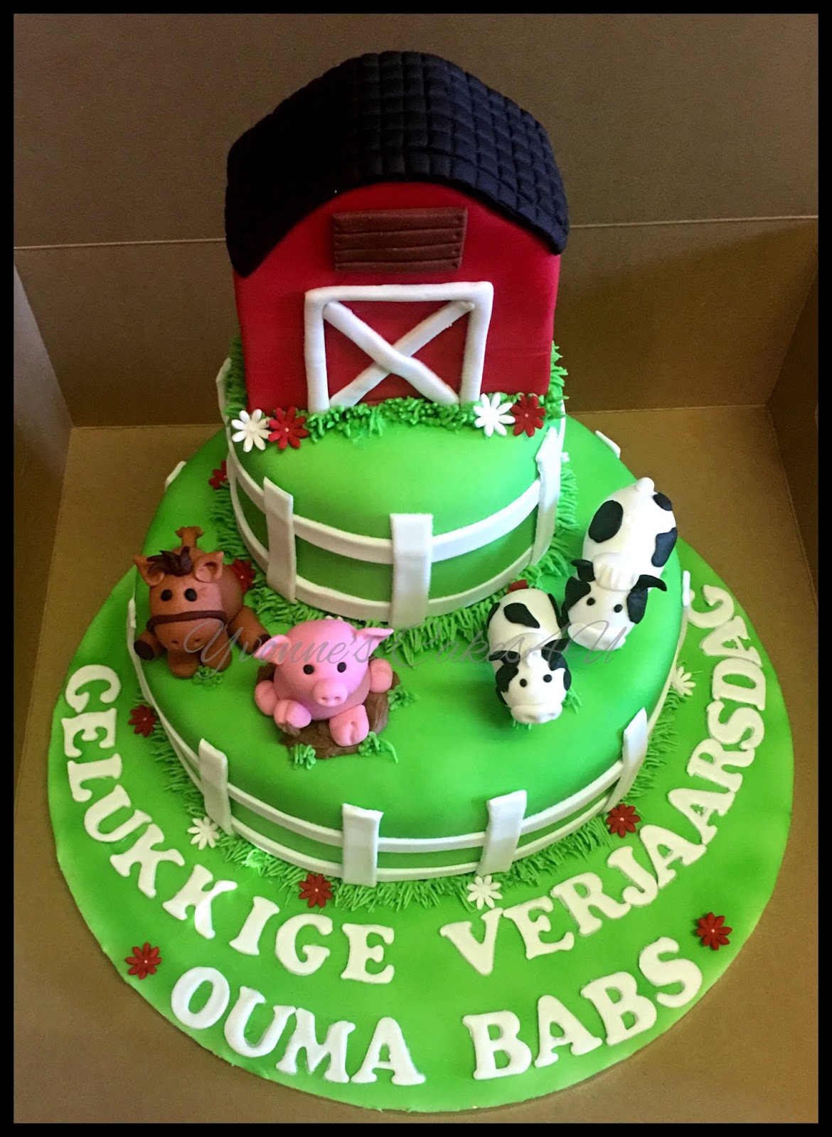 Yvonne's Cakes4U: Farm themed birthday cake