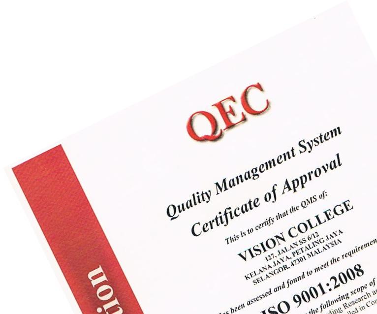 Life at Vision: Vision into ISO standards