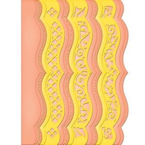 Authentique 'Stitches' & Spellbinders Border Dies | Aspiring to Creativity