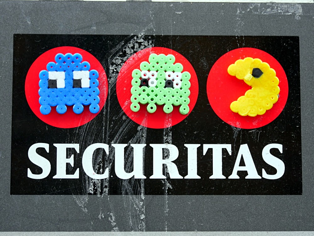 Oslo Street Art: Pac Man Security