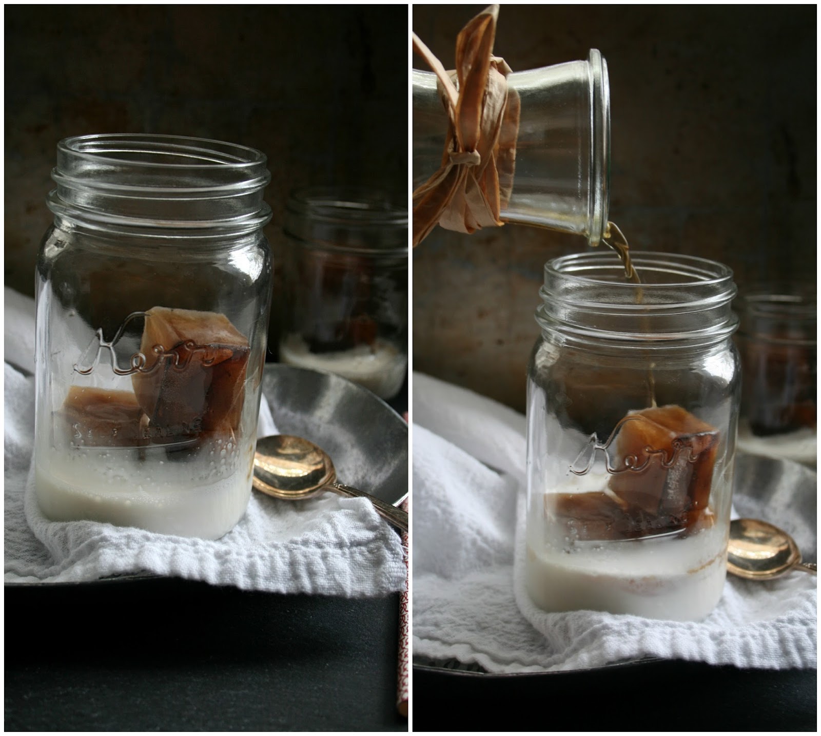 Annie à la Mode: Iced Coffee with Flavored Simple Syrups