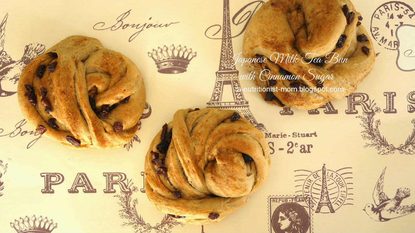 Journal of a nutritionist mom : Japanese milk tea bun with raisin ...