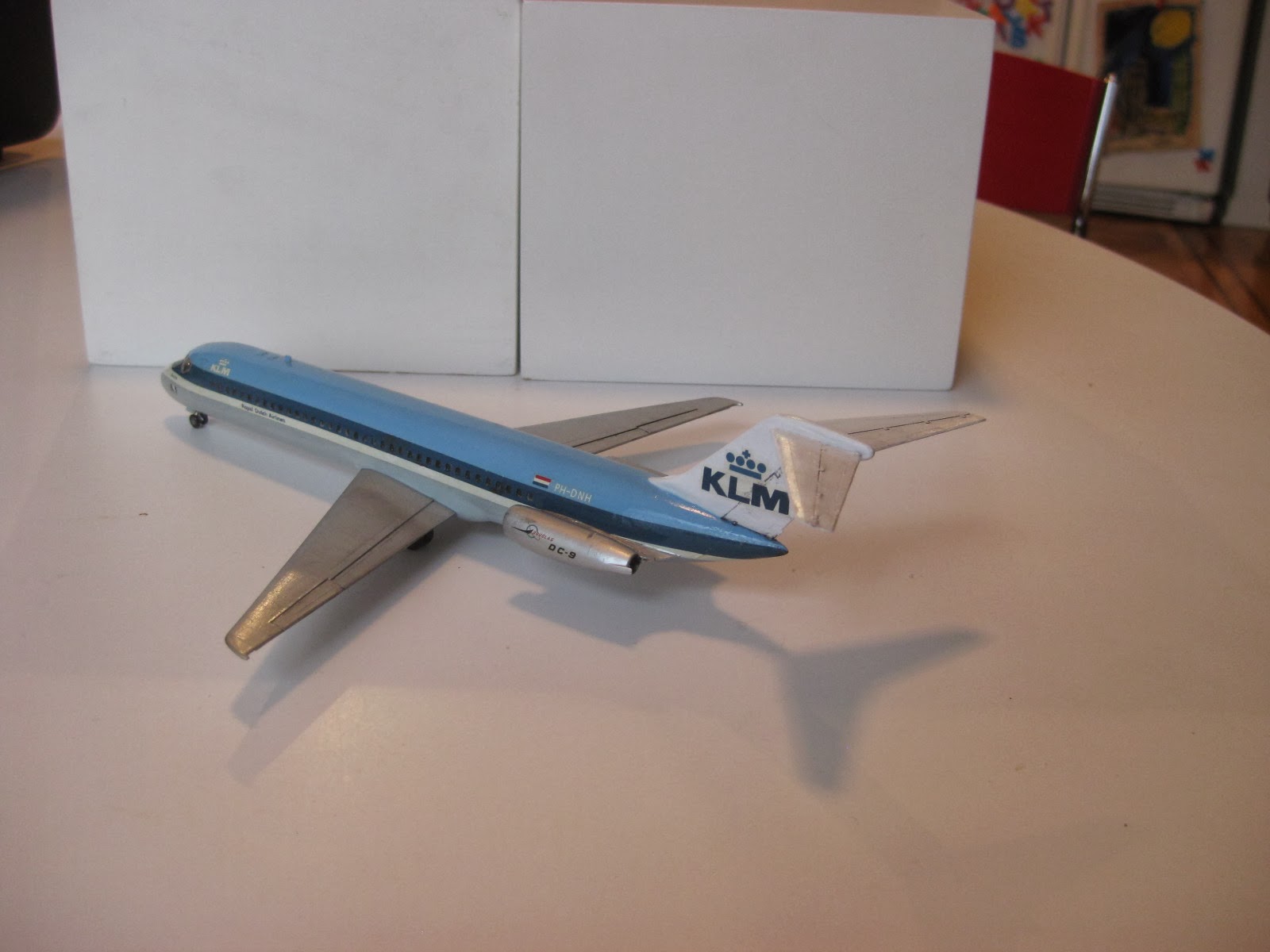Endeavors in Plastic: KLM McDonnell Douglas DC-9, an Airfix kit in 1/ ...