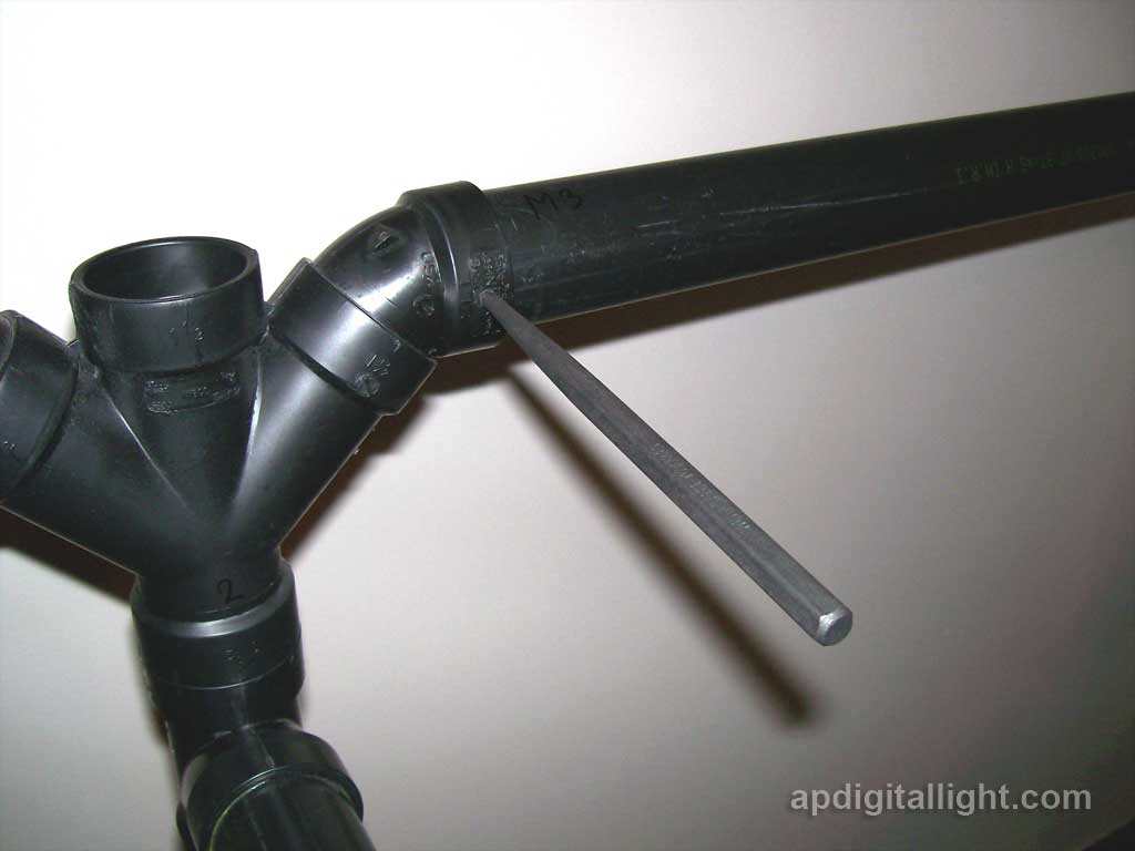 AP Digital light: PVC shelf