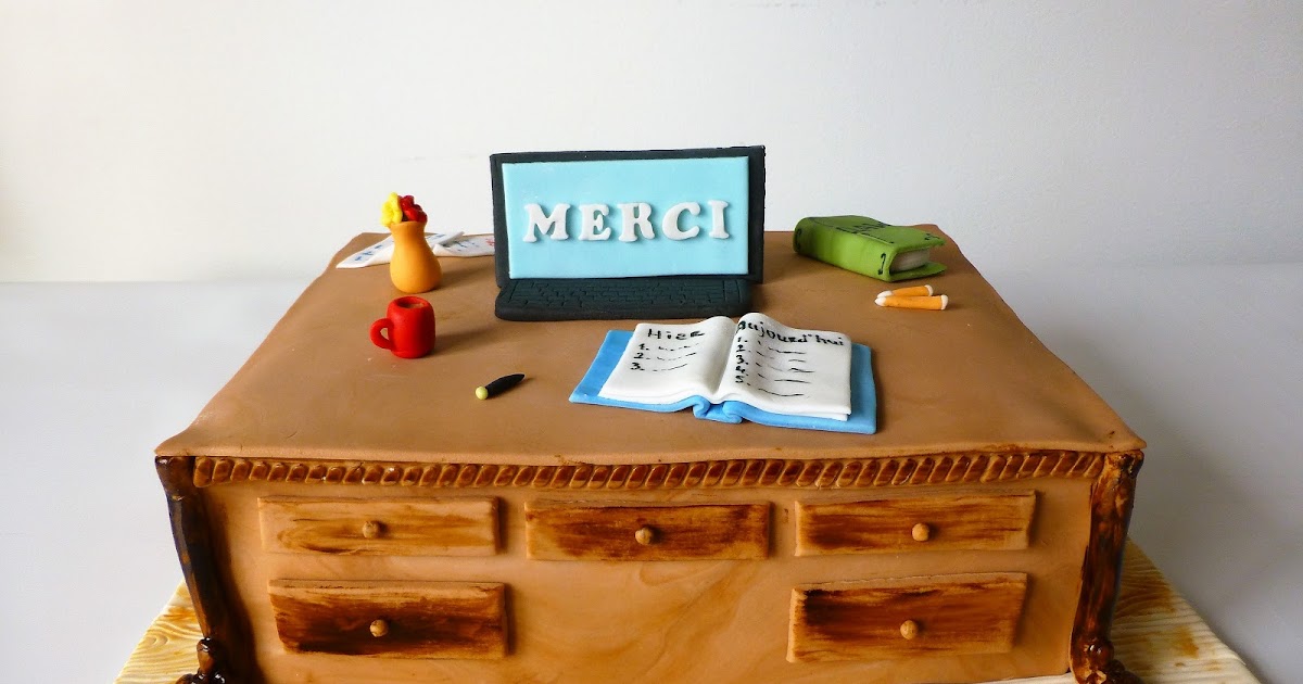 CakeSophia: Office desk cake