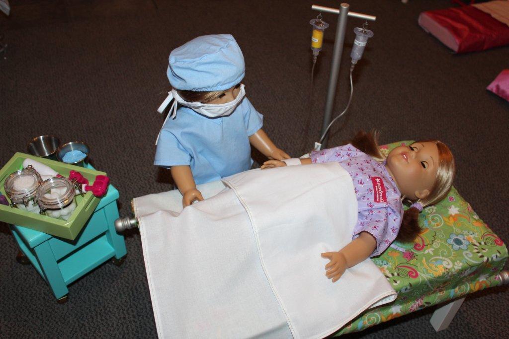 Karen Mom of Three's Craft Blog: Brandy's Doll Hospital Play Set!