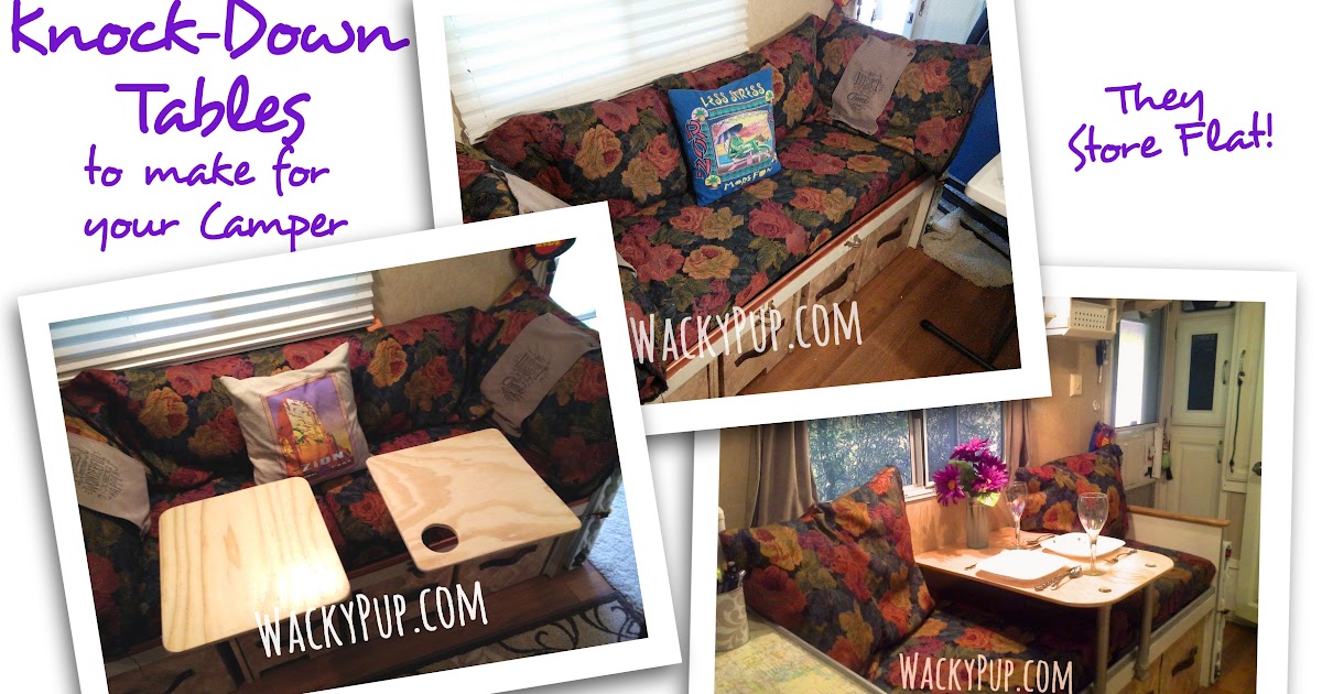 Wacky Pup: Table System - How to Finish the Tops of the Table Legs