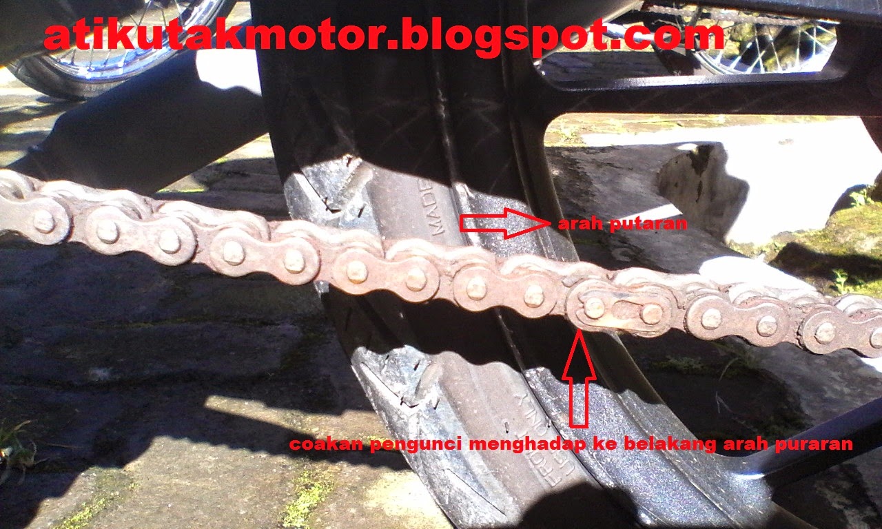 Cara Memasang Rantai Roda Motor ~ Bengkel Motor