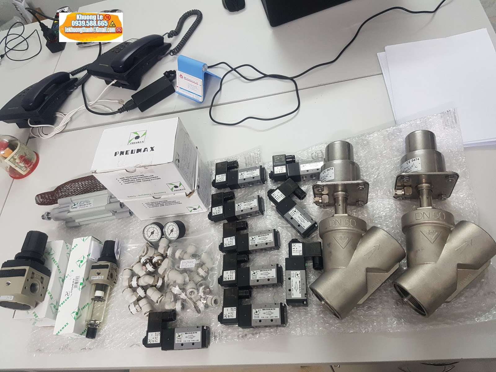 Van racco Loc khi nen - Pneumax ITALY - Vantudongrk