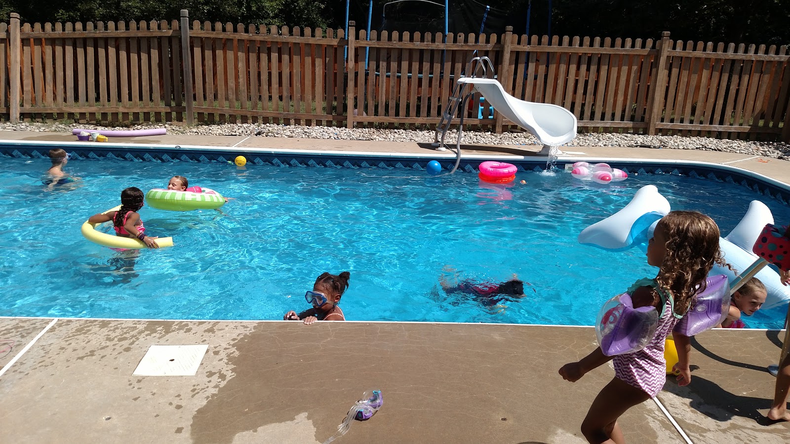 Benton Family: August 11th (Ruth's birthday/Summer Pool Play date!!)