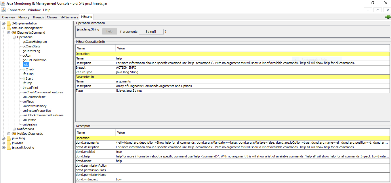Inspired by Actual Events: Looking at DiagnosticCommandMBean in ...