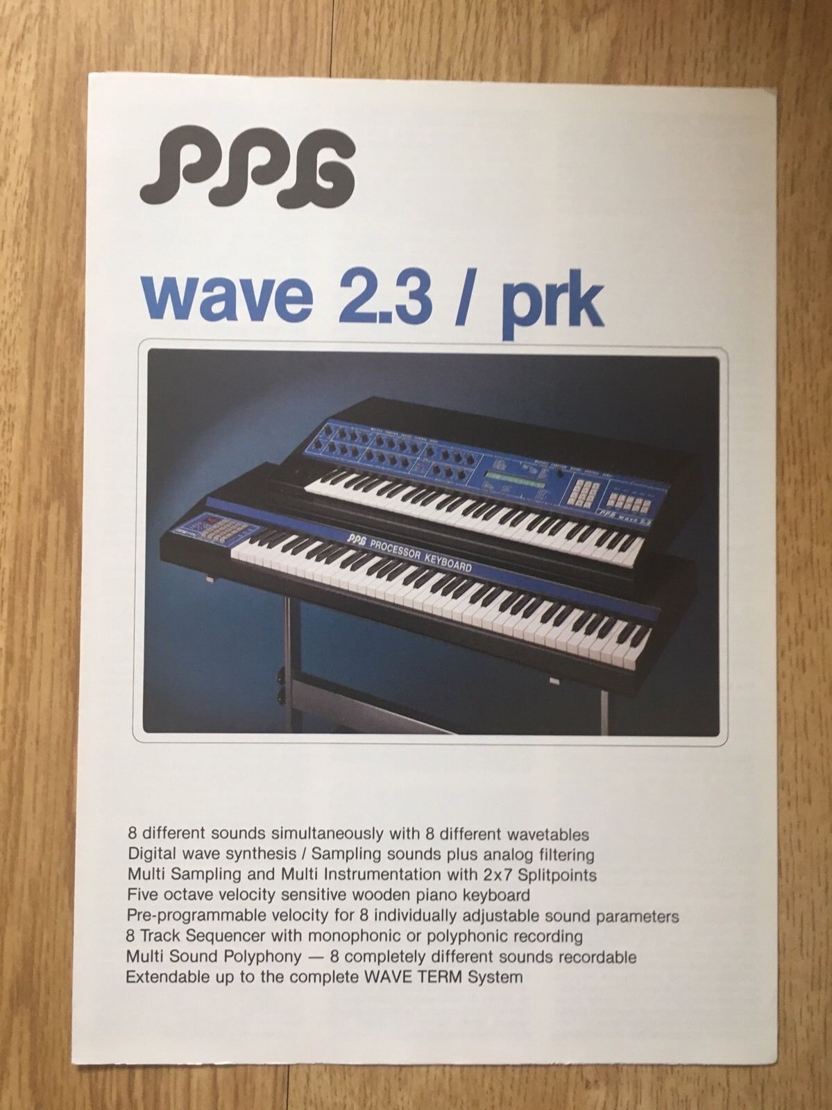 MATRIXSYNTH: PPG Wave Collection *Original Brochure*