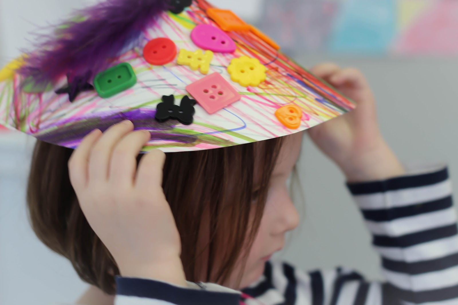 Teach Them To Fly: Making Hats in Art Class!