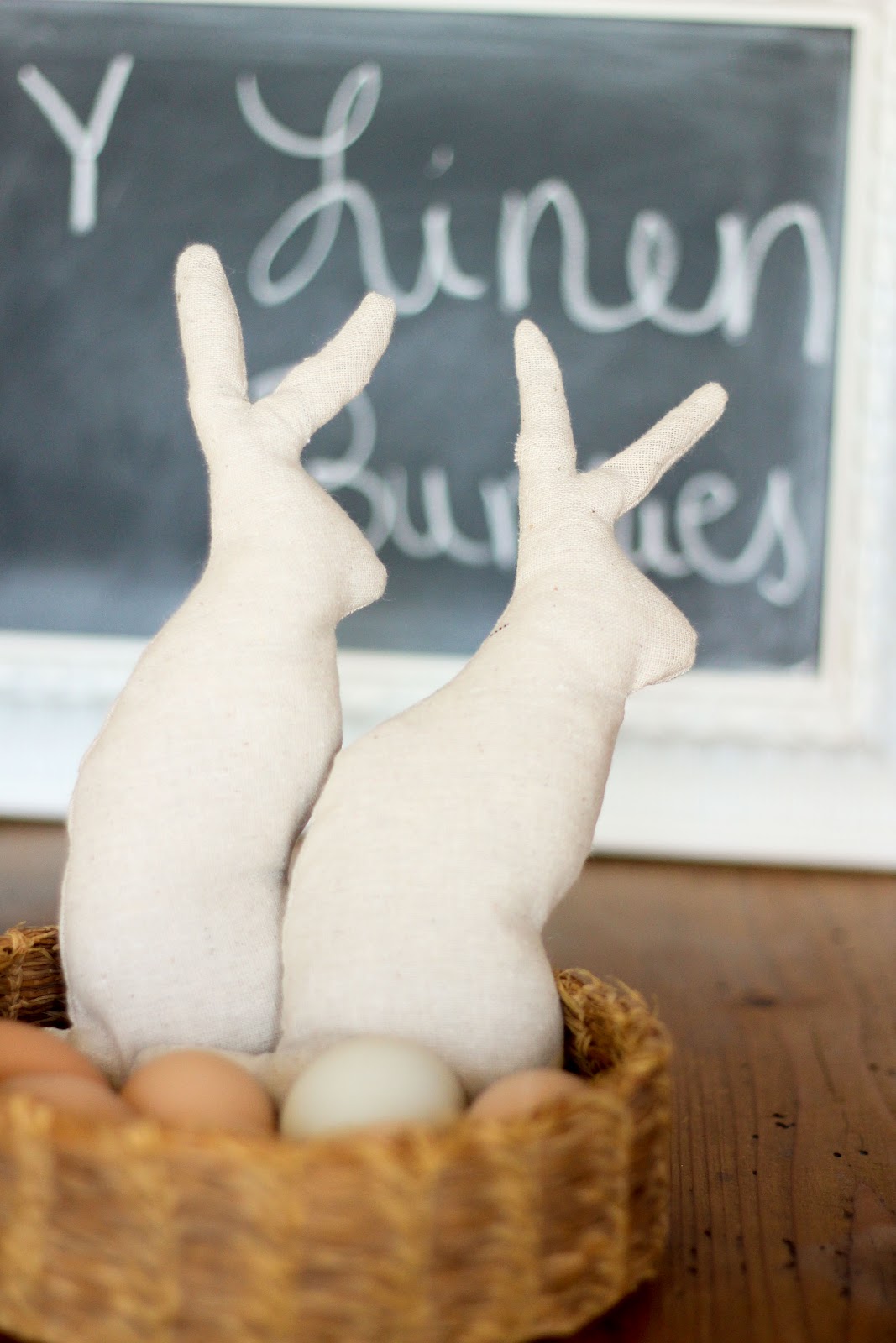 Finley and Oliver: DIY Linen Bunny