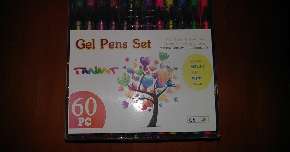 Amy's reviews: Tanmit Colored Gel Pens for Adult Coloring Books,Set of ...