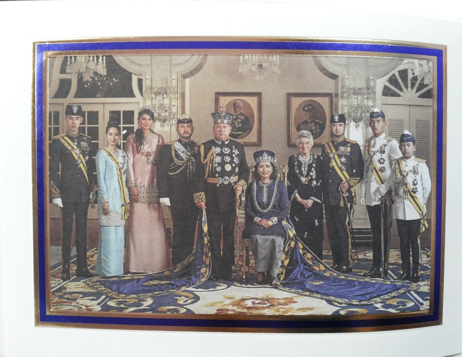 WARISAN RAJA & PERMAISURI MELAYU: Kad Raya Sultan Johor 2015.
