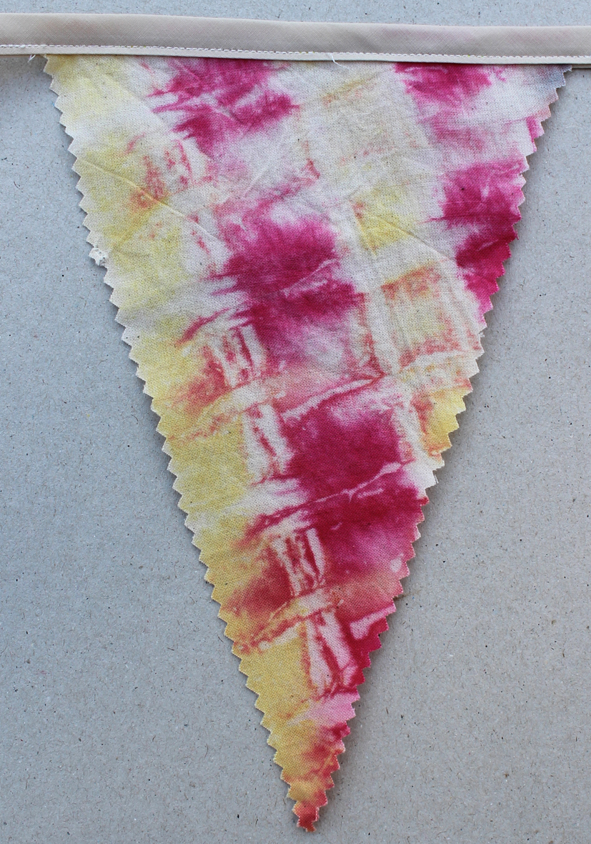 Joanna Woodbridge: Tie dyed samples
