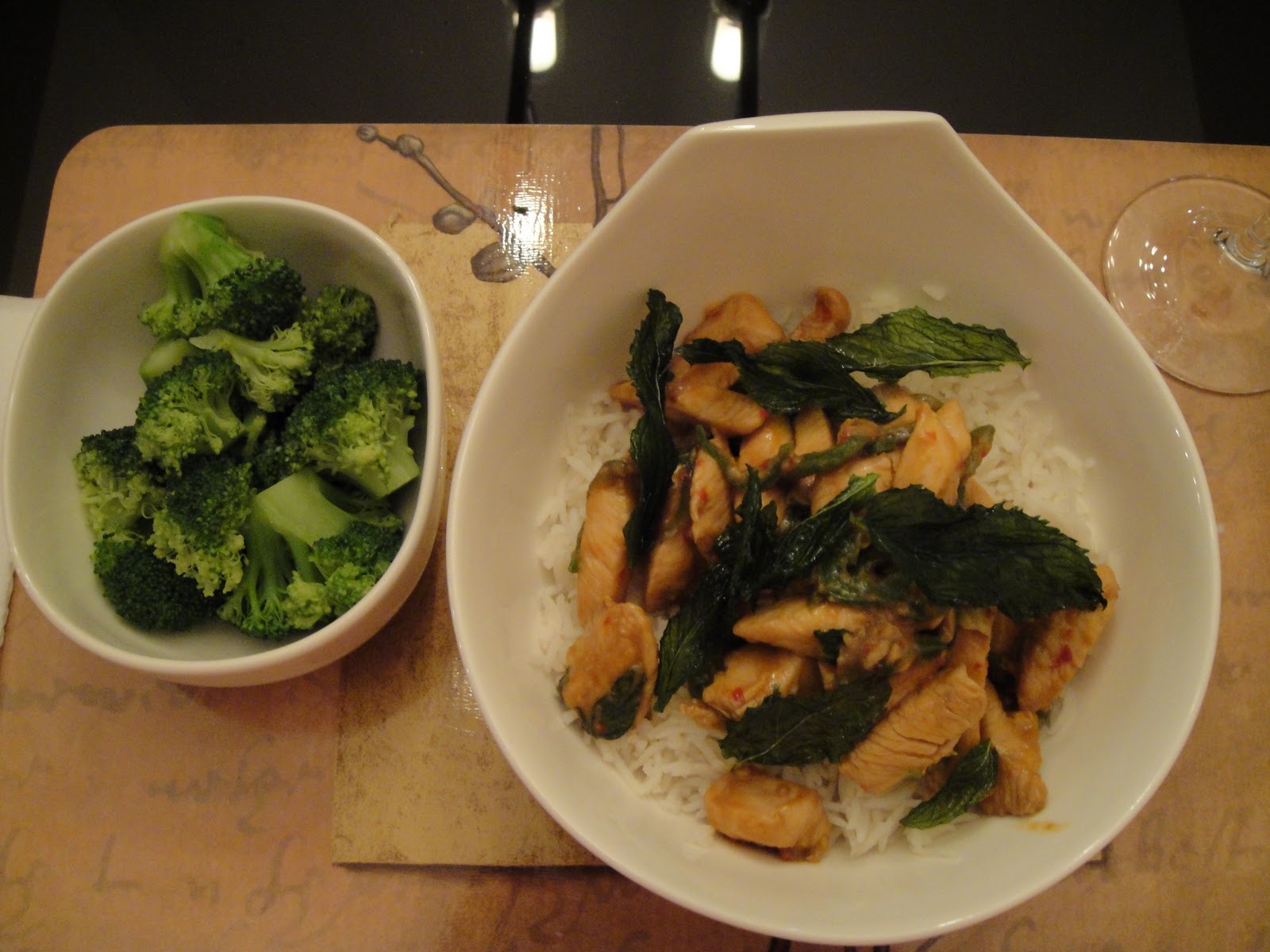 The Kitchen Frog: Jade Chicken. Or, Why Fried Mint is Awesome