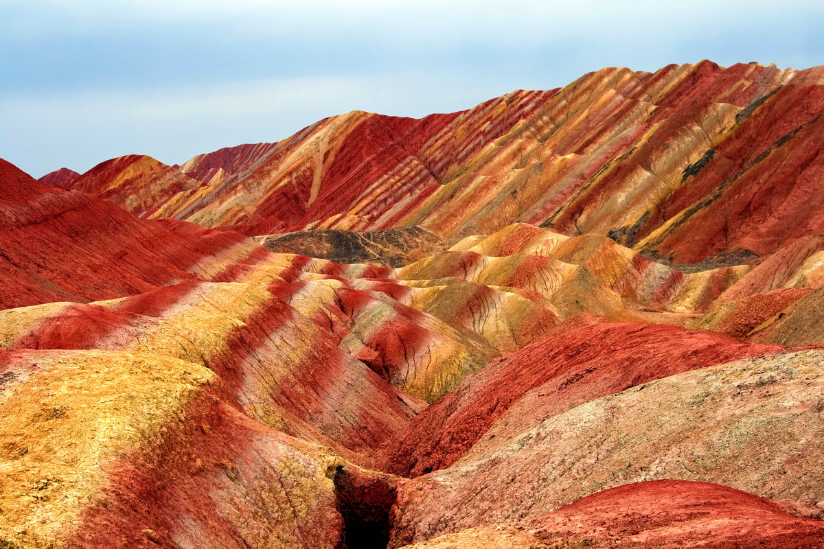 Zhangye Danxia Landform Park China ~ Words of Pictures