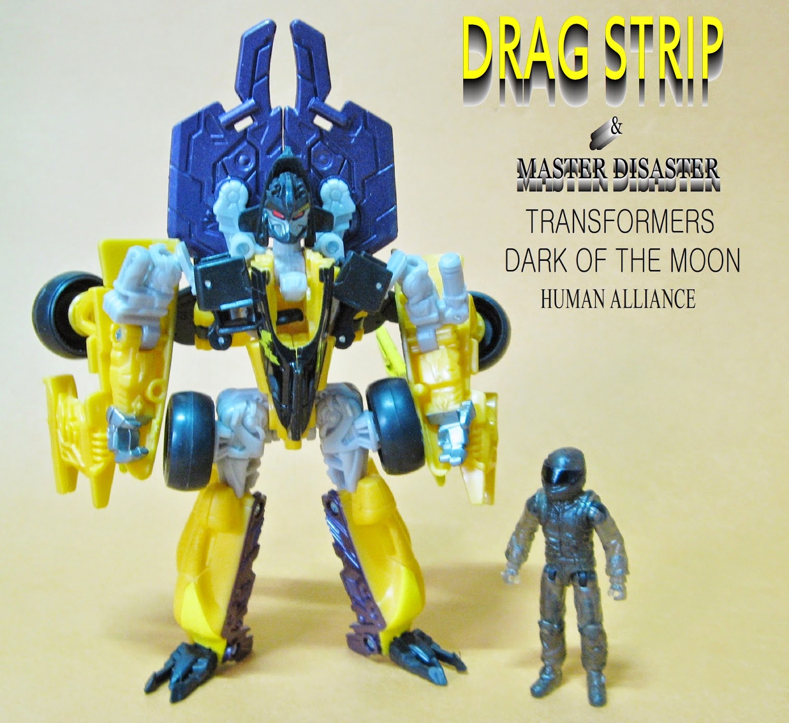 TRANSFORMERS Dark of the Moon Human Alliance DRAG STRIP & Master ...