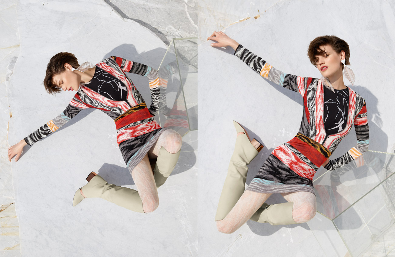 Ad Campaign: Missoni Fall/Winter 2015.16: Saskia De Brauw & Roch Barbot ...