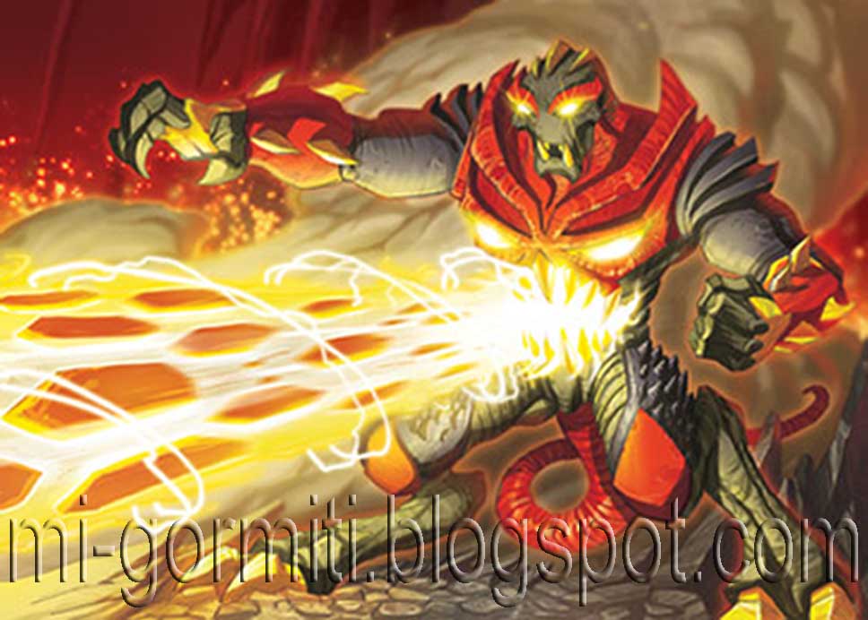 Gormiti: Gormiti Morphogenesis - PUEBLO DEL MAL (volcán)