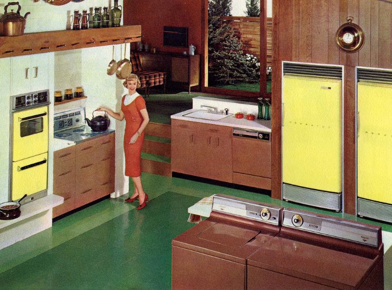 Cool Pics That Show Interior Styles of Kitchens For Each Month of 1960 ...
