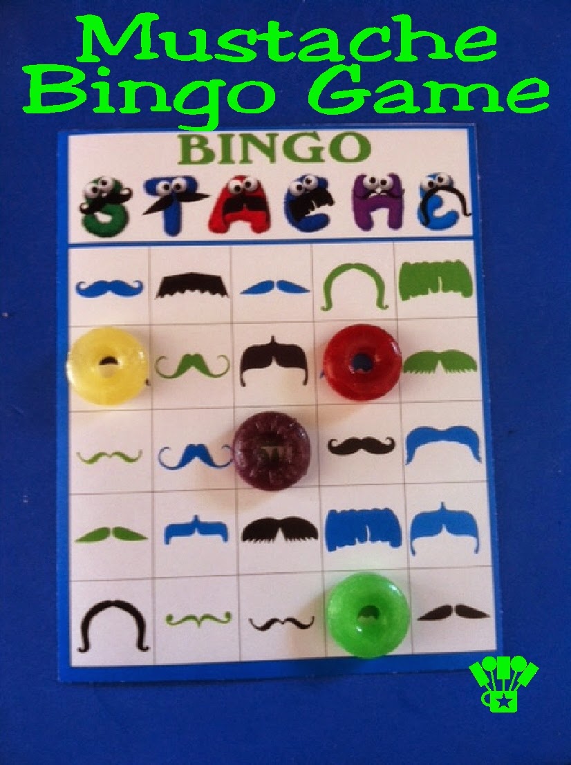 DIY Party Mom: Mustache Bingo Game