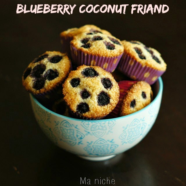 Ma Niche : Blueberry Coconut Friands(Glutenfree)