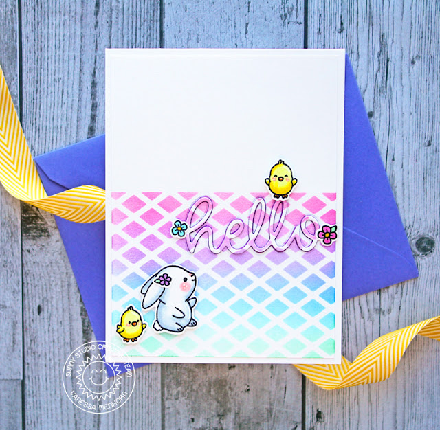 Sunny Studio: Frilly Frames Dies Cards with Anja and Vanessa