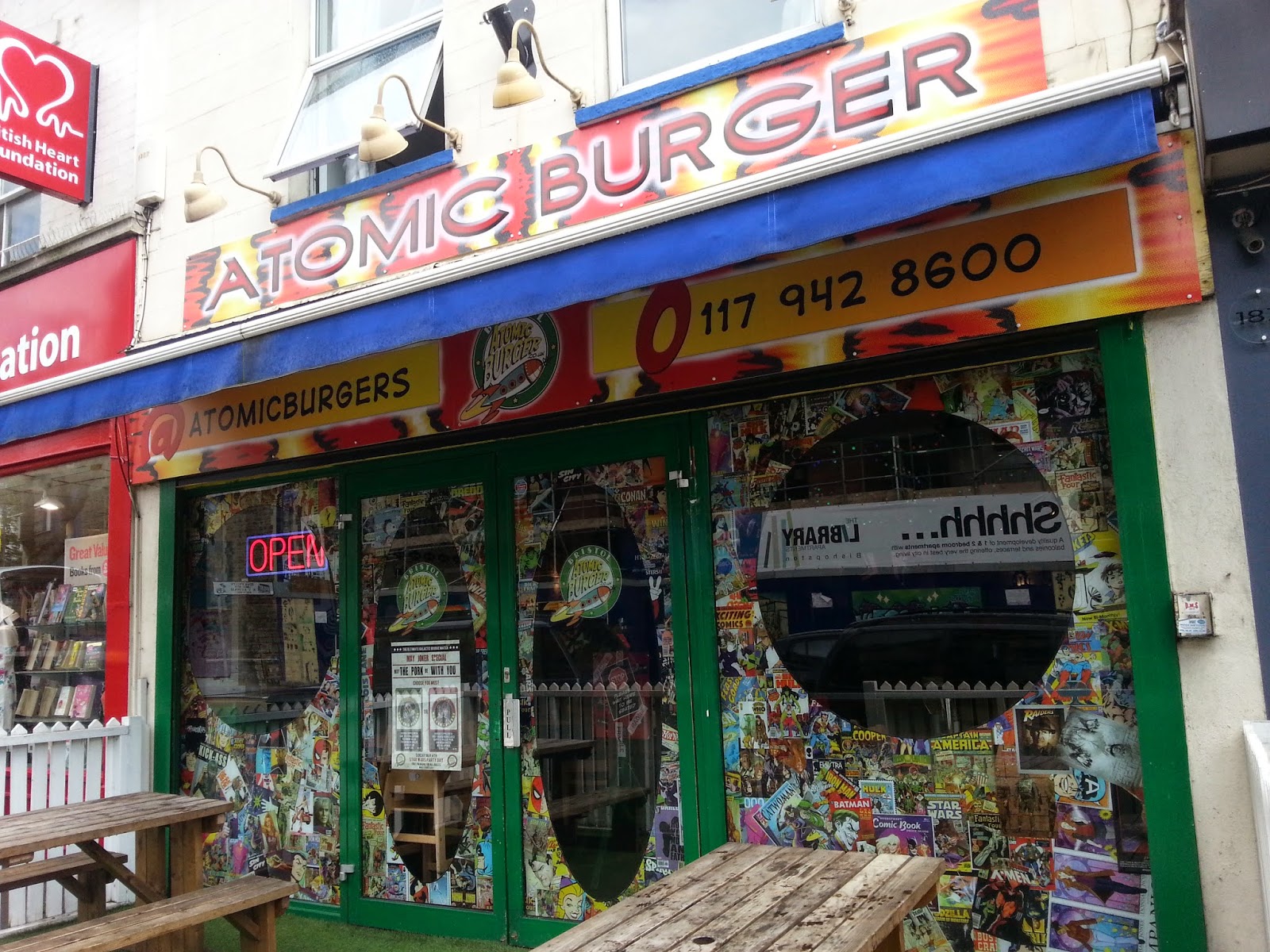 Bobs Cheese Burger Blog: Atomic Burger, Gloucester Road, Bristol