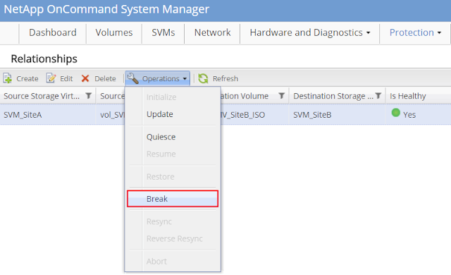 鳥類的打工日誌: [Netapp教學] 使用SnapMirror