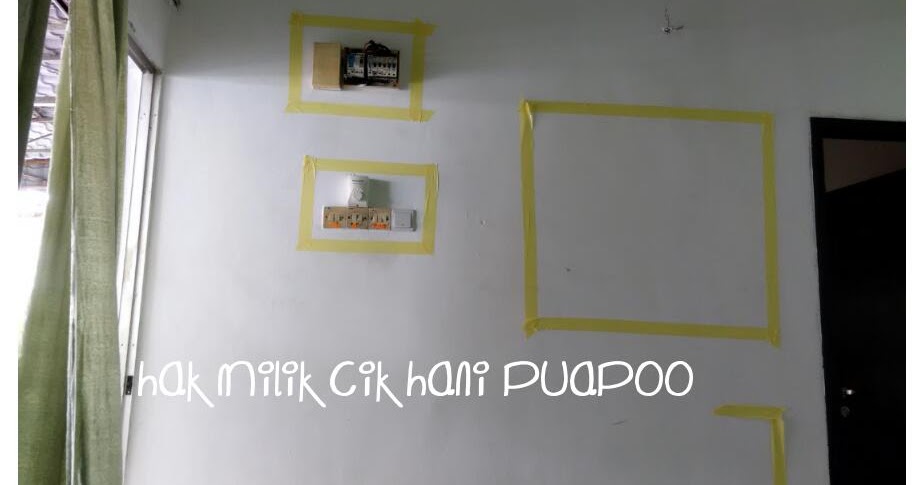 Blog Han: Rumah Kesayangan : DIY dinding kreatif (Border Frame)